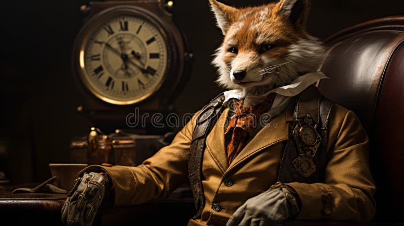 A fox is sitting stock photo. Image of furry, nature - 314606776