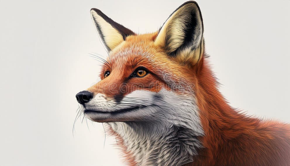 A Fox is Staring at the Camera with Its Mouth Open Stock Photo - Image ...