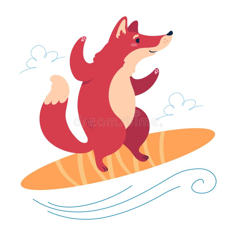 Fox Surfer Stock Illustrations – 45 Fox Surfer Stock Illustrations ...