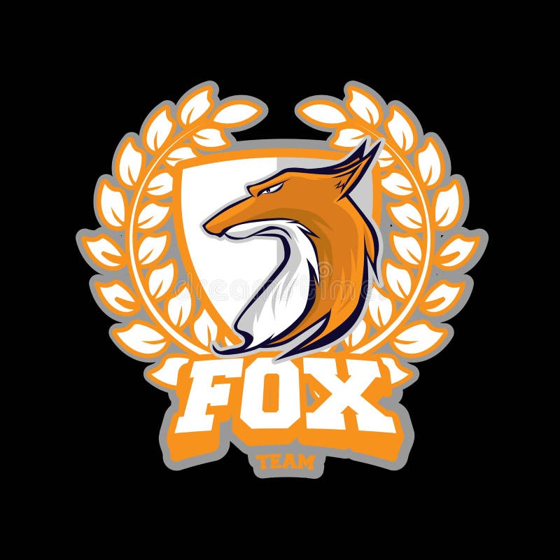 Fox Team Logo stock vector. Illustration of couple, animated - 93666022