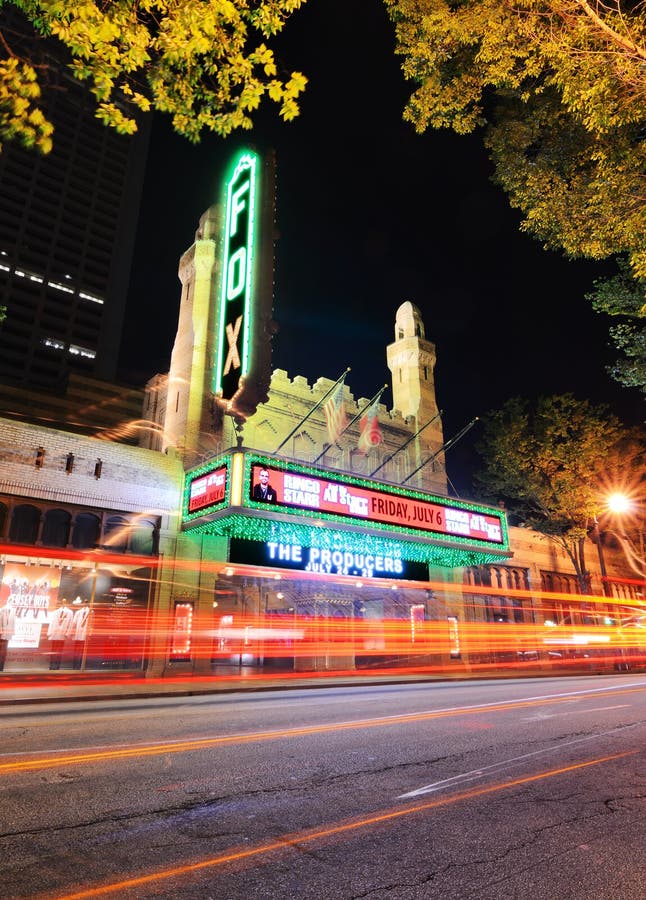 Fox Theatre Atlanta editorial image. Image of front, movie - 25109515