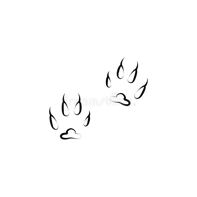 Fox Tracks Icon. Element of Animal Track for Mobile Concept and Web ...