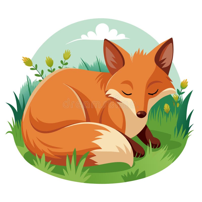 Fox in Various Poses - Vector Illustration of Different Fox Poses for ...