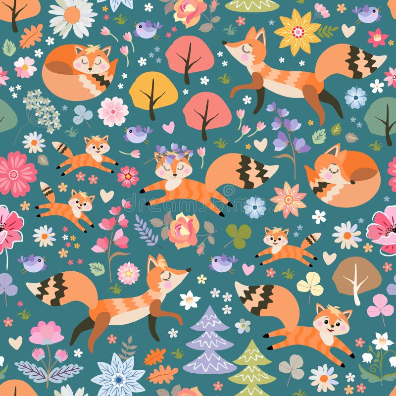 Fairy Forest Pattern Stock Illustrations – 7,155 Fairy Forest Pattern ...