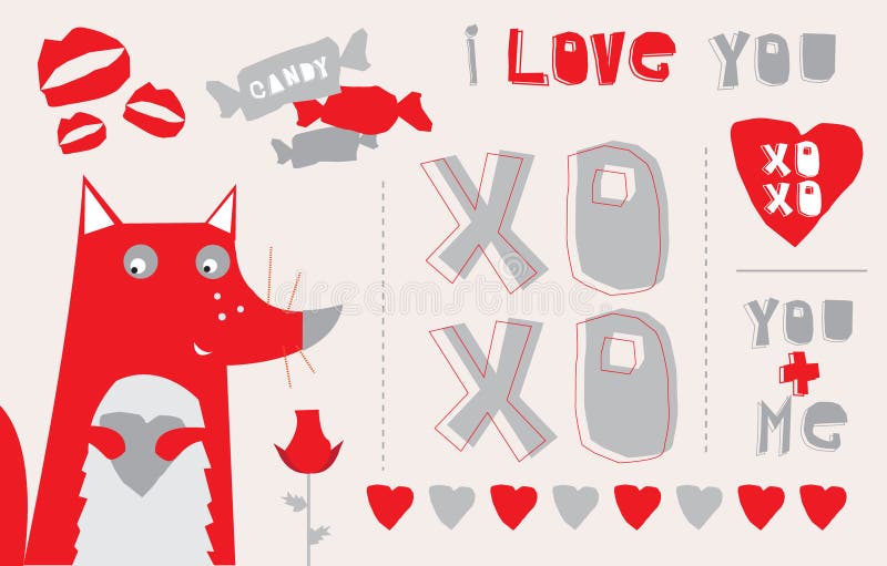 Foxy Love Words Stock Illustrations – 8 Foxy Love Words Stock ...