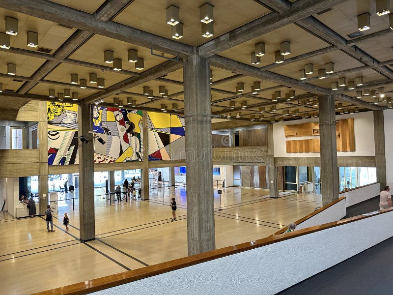 Foyer of Tel Aviv Museum of Art Editorial Stock Image - Image of public ...