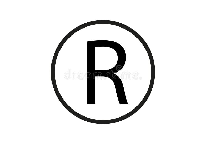 Registered Trademark Logo Icon. Copyright Mark Symbol Icon Stock Vector ...