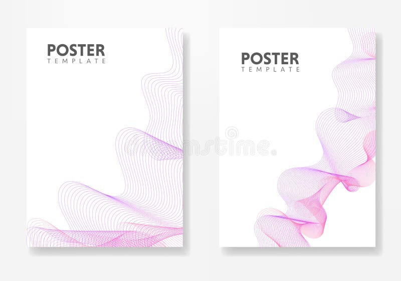 Set of Editable Poster Template. Can Be Used for Poster, Brochure Stock ...