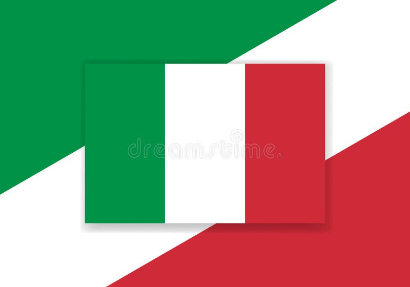 Vector Italia Flag. Country Flag Design. Flat Vector Flag Stock Vector ...