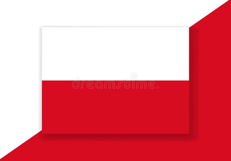 Vector Poland Flag. Country Flag Design. Flat Vector Flag Stock Vector ...