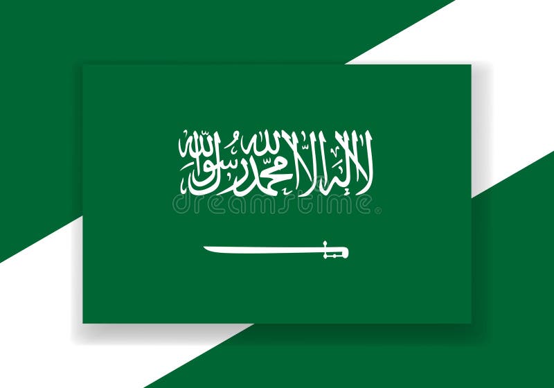 Vector Saudi Arabia Flag. Country Flag Design. Flat Vector Flag Stock ...