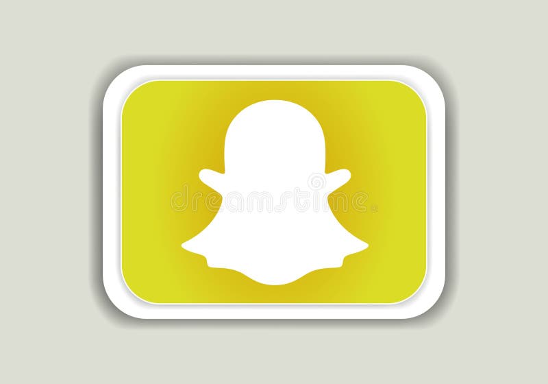 SnapChat Logo Sign Symbol Vector. Mobile Apps Online Service Icon ...