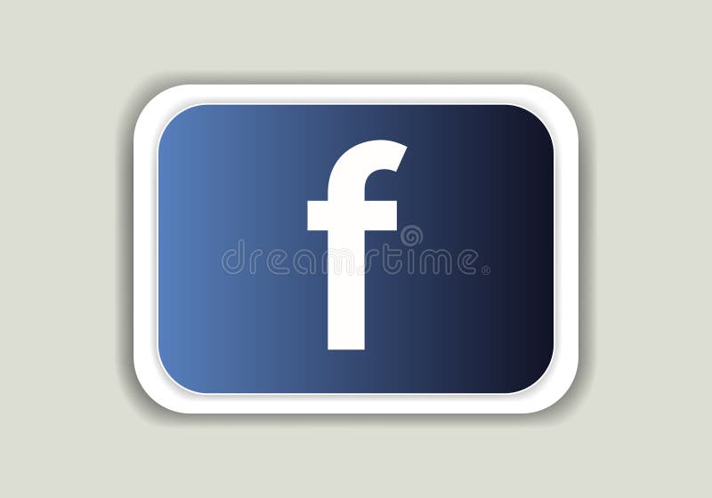 Facebook Logo Sign Symbol Vector. Mobile Apps Online Service Icon ...