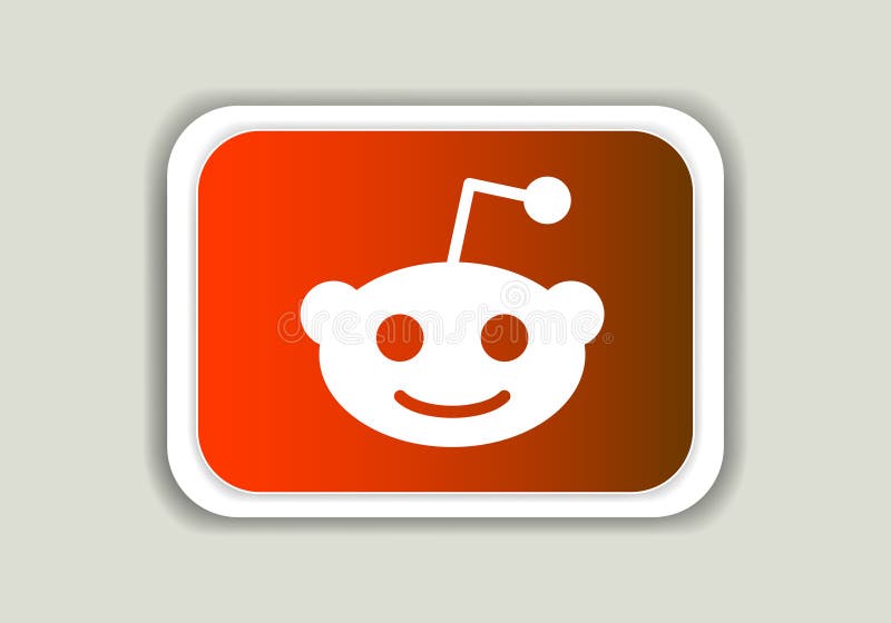 Reddit Logo Sign Symbol Vector. Mobile Apps Online Service Icon ...