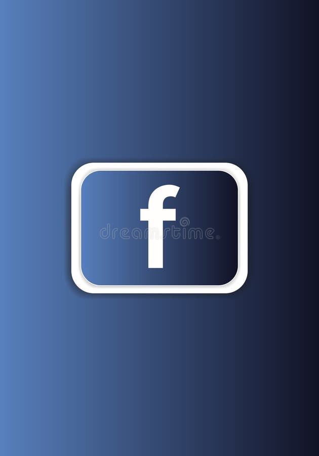 Facebook Logo Sign Symbol Vector. Mobile Apps Online Service Icon ...