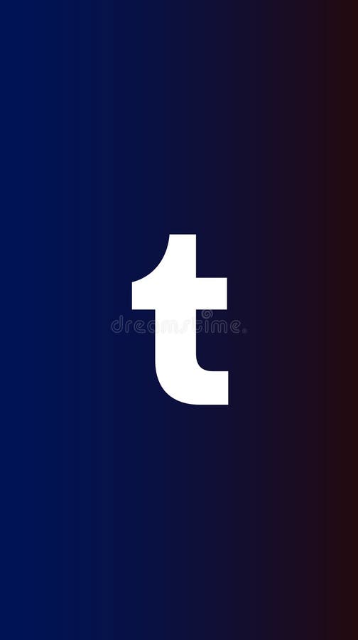 Tumblr Logo Sign Symbol Vector. Mobile Apps Online Service Icon ...