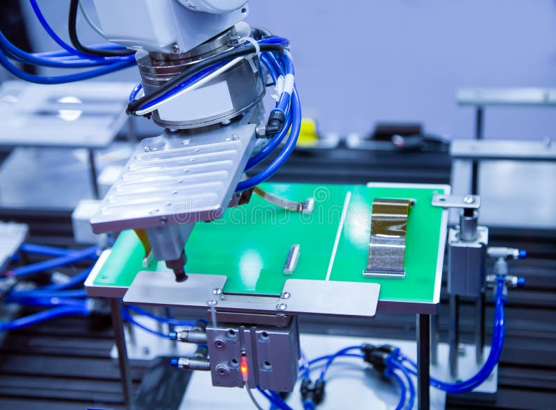 FFC cable connector robot stock image. Image of connect - 154651497