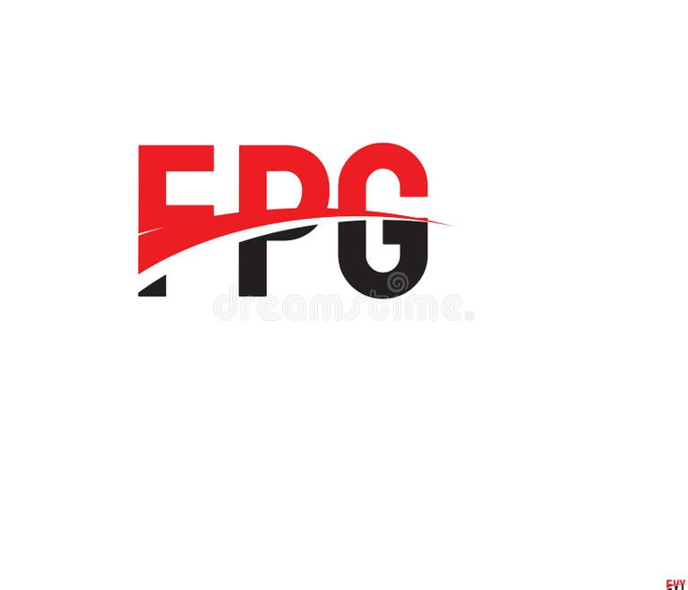 FPG Letter Initial Logo Design Vector Illustration Stock Vector ...