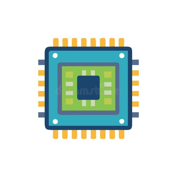 FPGA Technology Icon stock image. Illustration of vector - 357855935