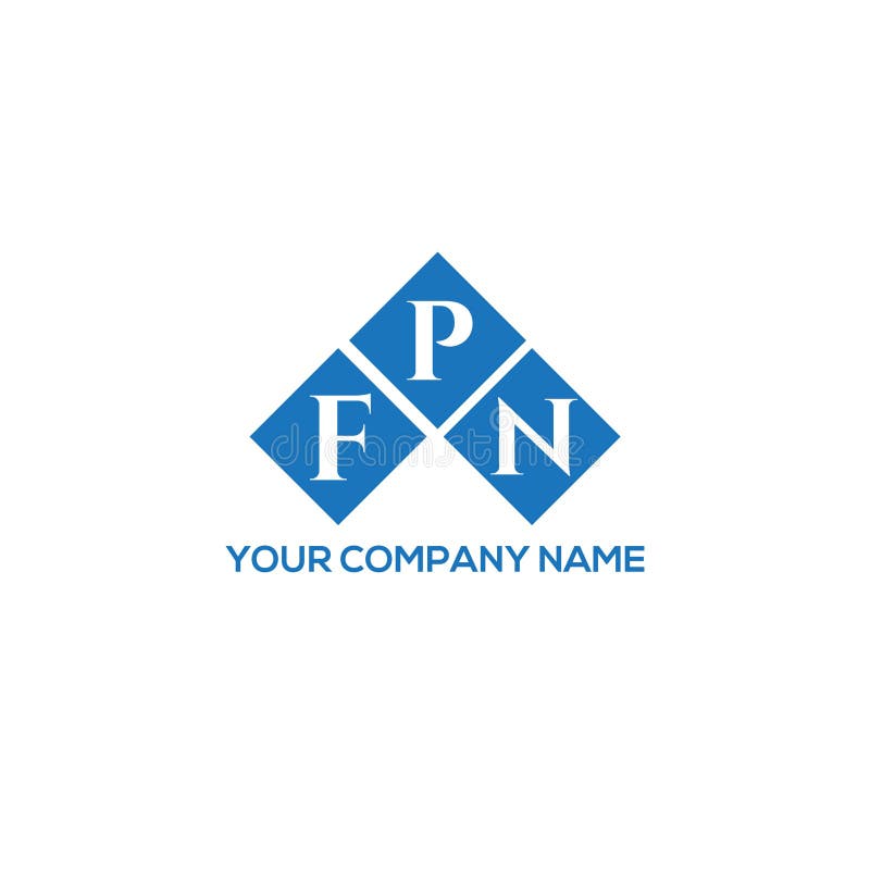 FPN Letter Logo Design on White Background. FPN Creative Initials ...