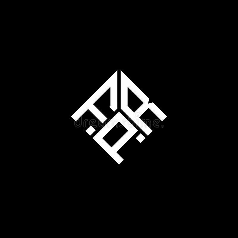 FPR Letter Logo Design on Black Background. FPR Creative Initials ...