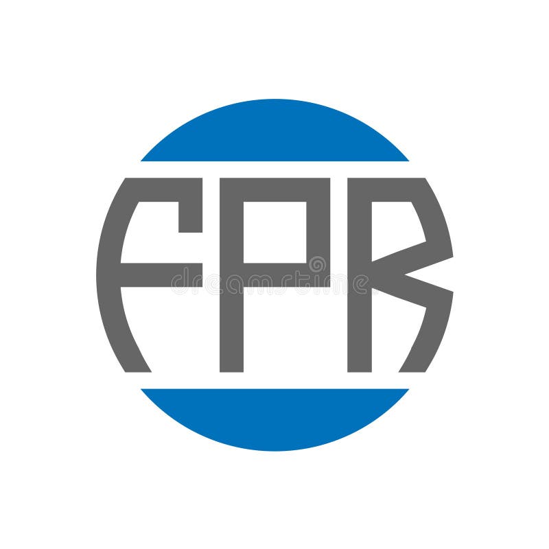 FPR Letter Logo Design on White Background. FPR Creative Initials ...