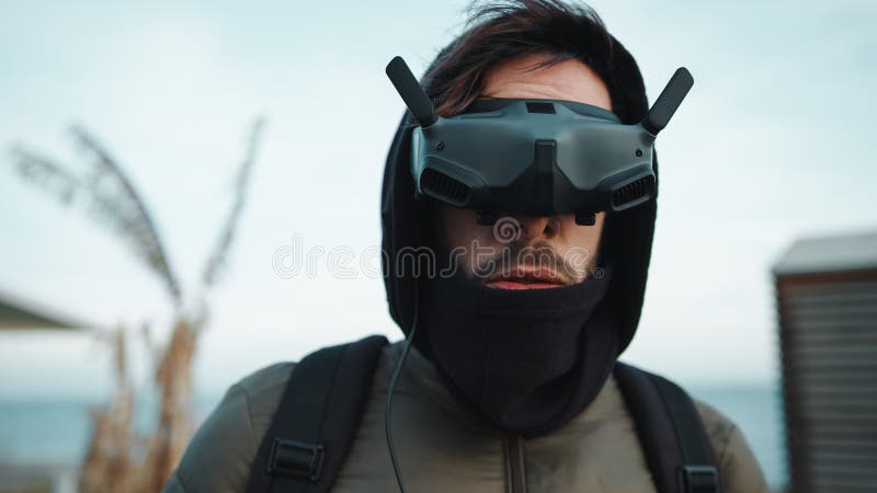 Fpv Drone pilot in action stock image. Image of drone - 277373635