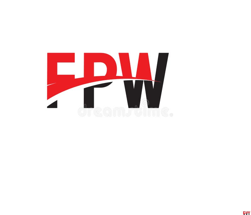 FPW Letter Initial Logo Design Vector Illustration Stock Vector ...