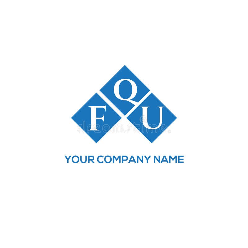 FQU Letter Logo Design on White Background. FQU Creative Initials ...