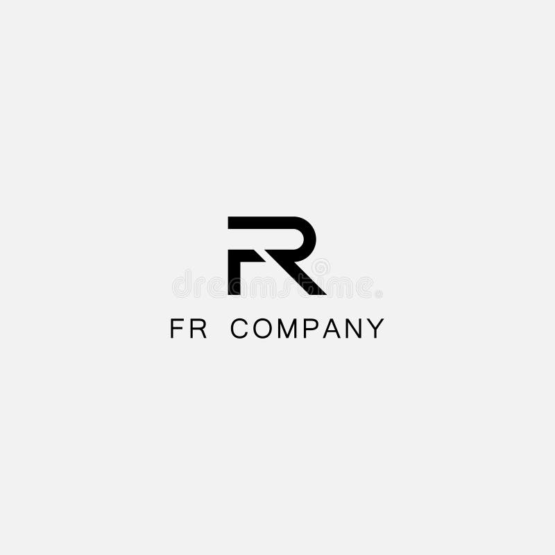 FR, RF Alphabet Letters Logo Monogram. FR or RF Logo and Icon Designs ...