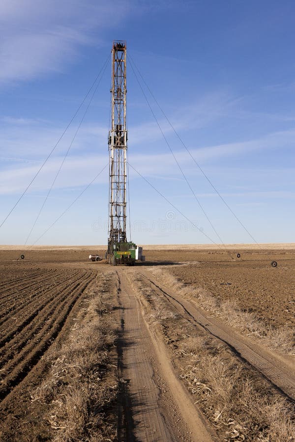 Fracking Drilling in a Colorado Field Stock Image - Image of fracking ...