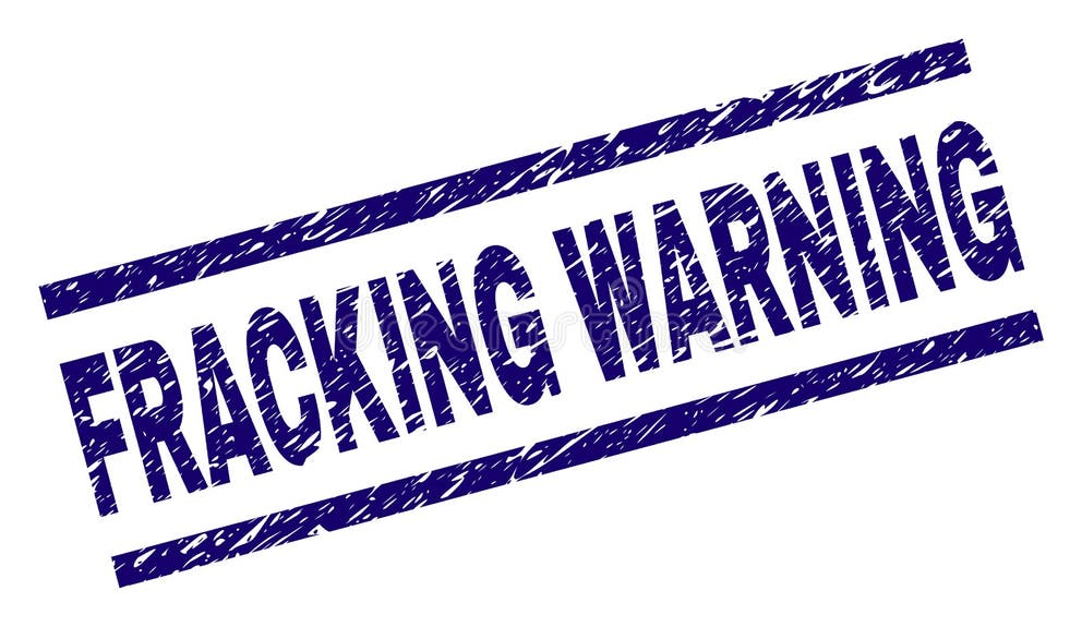 Grunge Textured FRACKING WARNING Stamp Seal Stock Vector - Illustration ...