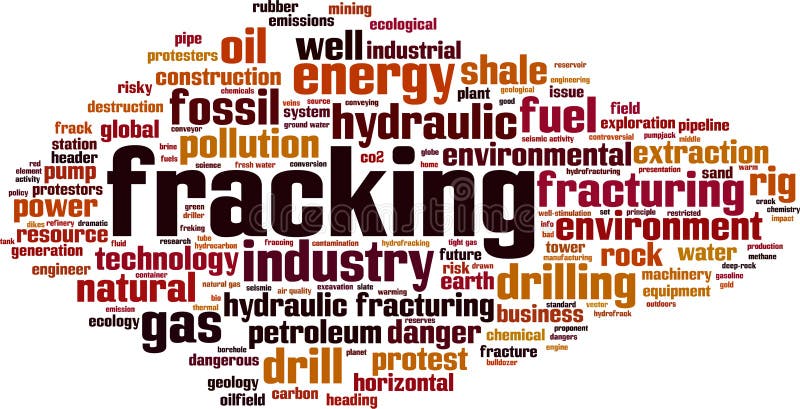 Fracking word cloud stock vector. Illustration of crack - 175747749