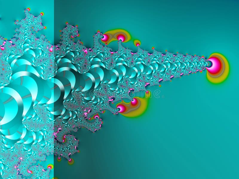 Scary Face - Fractal Generated Stock Illustration - Illustration of ...