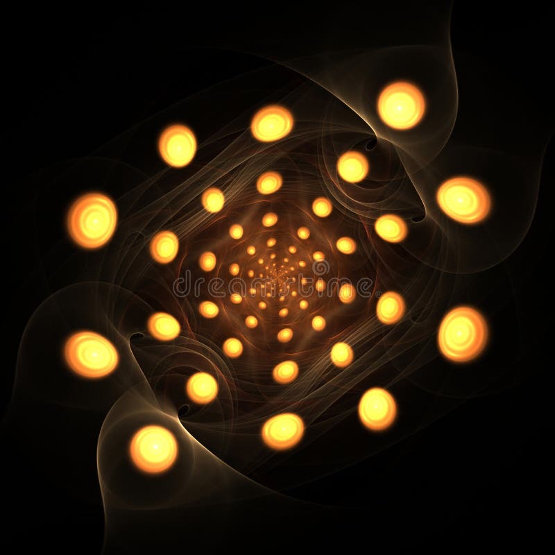 Fractal Absract Swirl Sphere Background - Fractal Art Stock ...