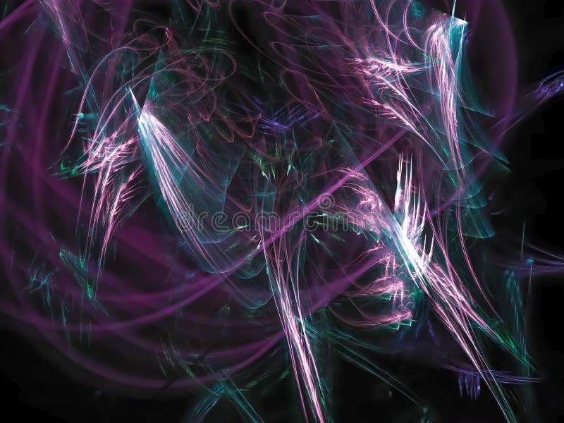 Fractal Abstract, Beautiful Card Creative Rendering Mystery Background ...