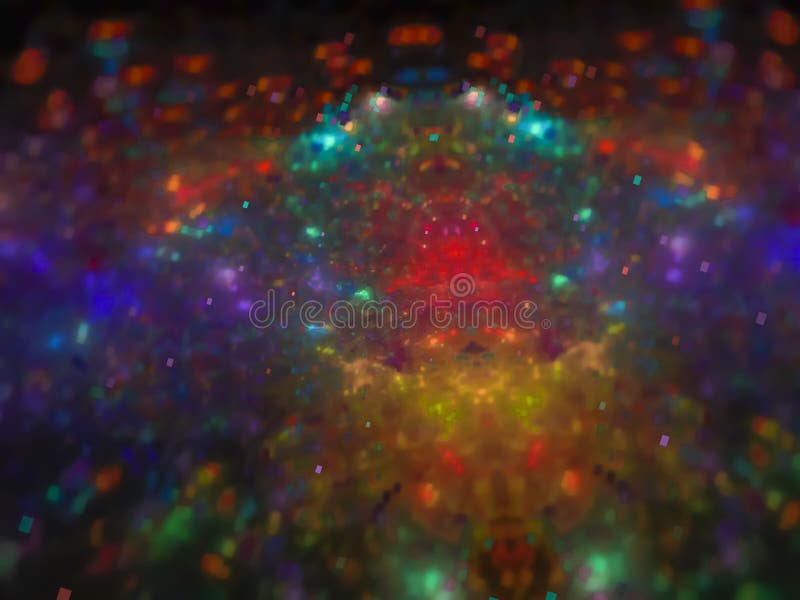 Fractal Abstract, Digital Magic Light Background, Creative Design ...