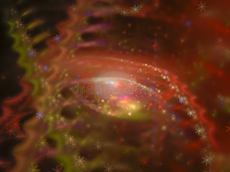 Fractal Abstract, Digital Pattern Magic Light Background, Creative ...