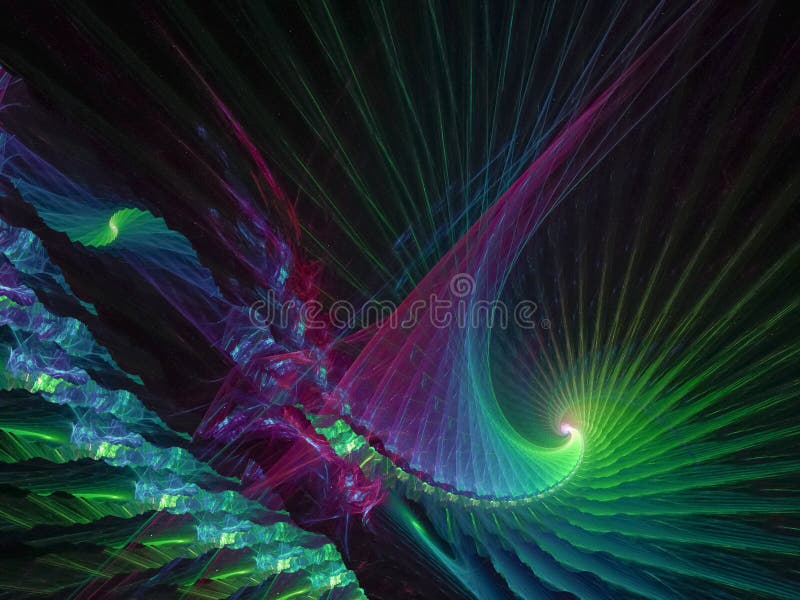 Fractal Abstract Fashion Spectacular Splash Science Dream Composition ...