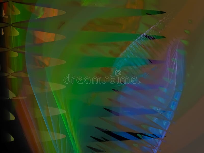 Fractal Abstract, Future Magic Background, Beautiful Disco Design Stock ...