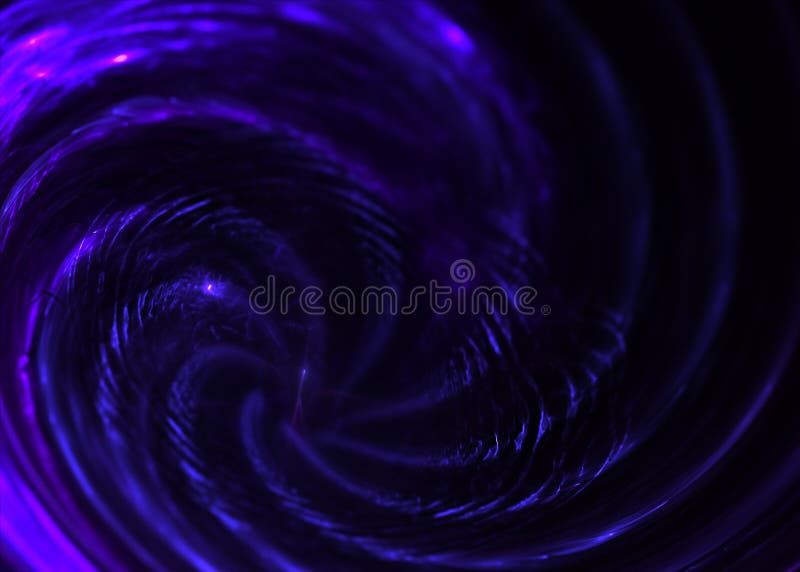 Fractal Abstract Shining Whirl Background Stock Illustration ...