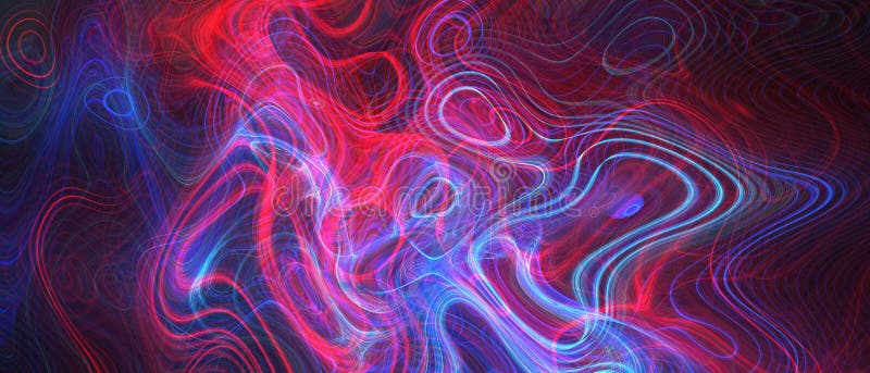 Fractal Abstract Threads Background Stock Illustration - Illustration ...