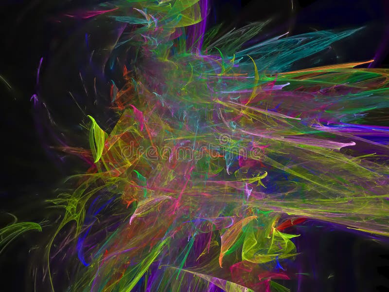 Fractal Abstraction, Future Magic Power Chaos Background, Beautiful ...