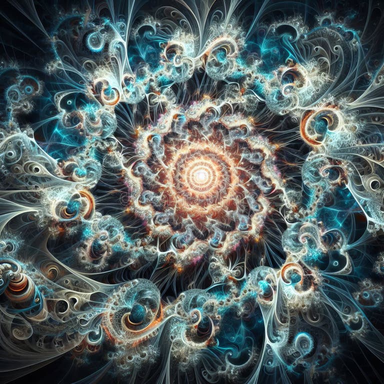 Fractal Abstraction Using Fractal Patterns To Create Complex a Stock ...