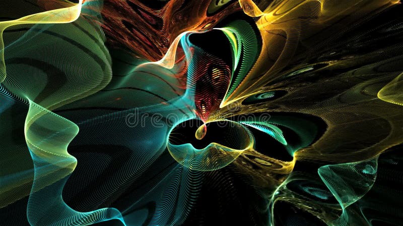 Fractal animation stock video. Video of futuristic, life - 35407042