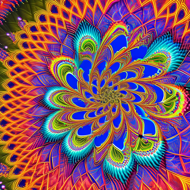 258 Fractal Art: a Mesmerizing and Abstract Background Featuring ...