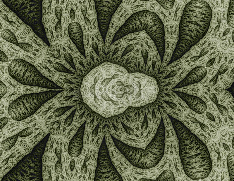 Fractal Bone Structures Pattern (Julia Set) Stock Illustration ...