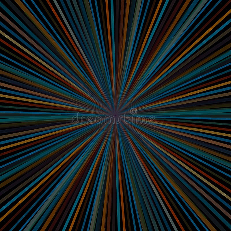 Fractal Burst Patter Series. Rendering of Fine Line Radial Pattern for ...