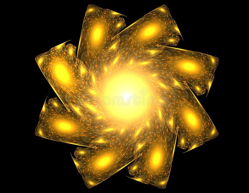 Fractal Burst Series. Interplay of Fractal Radial Burst Pattern on the ...