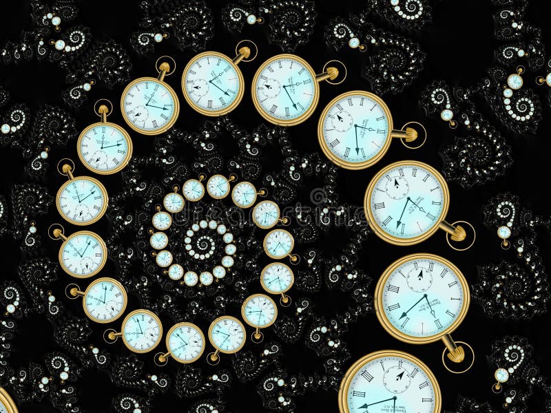 Fractal Clock - Mandelbrot Set Detail, Digital Artwork for Creative ...